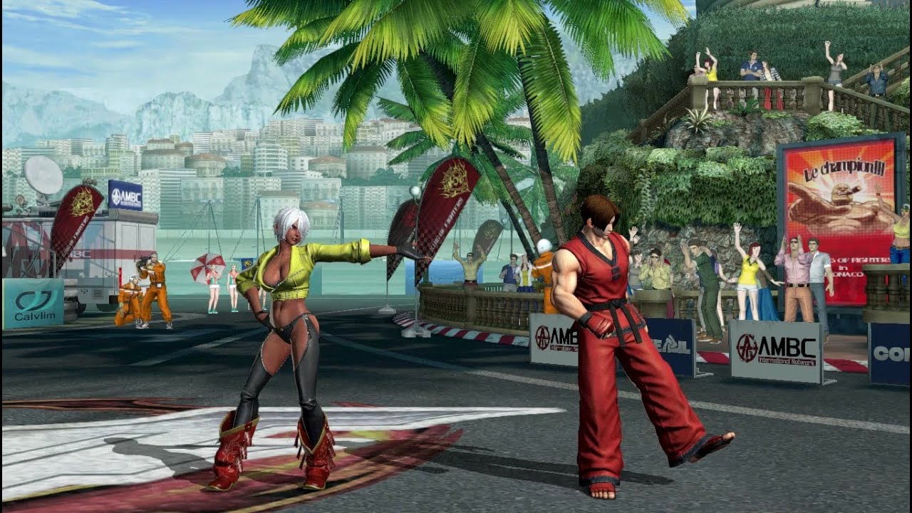 The King Of Fighters XIV - Angel vs Kim Kaphwan - YouTube