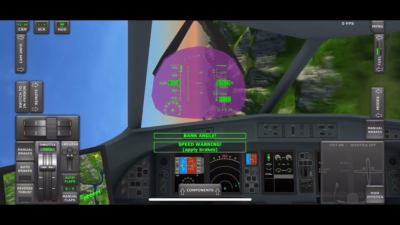 TFS pilot view of the crash GOL 1907 - YouTube