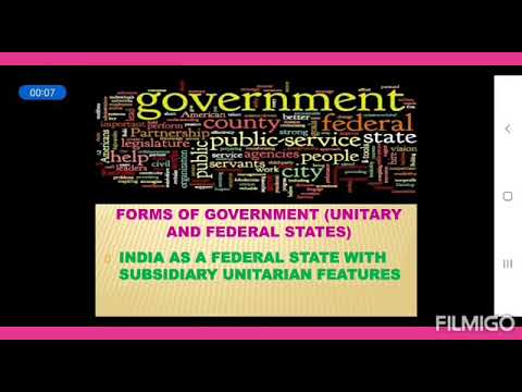 ISC Class12 India as a quasi federal state - YouTube