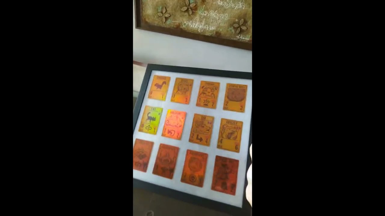 12 Inscryption real life foil cards framed!!! - YouTube