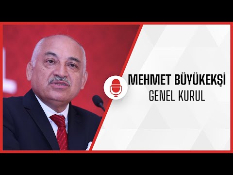 TFF Başkanı Mehmet Büyükekşi’nin Genel Kurul Konuşması