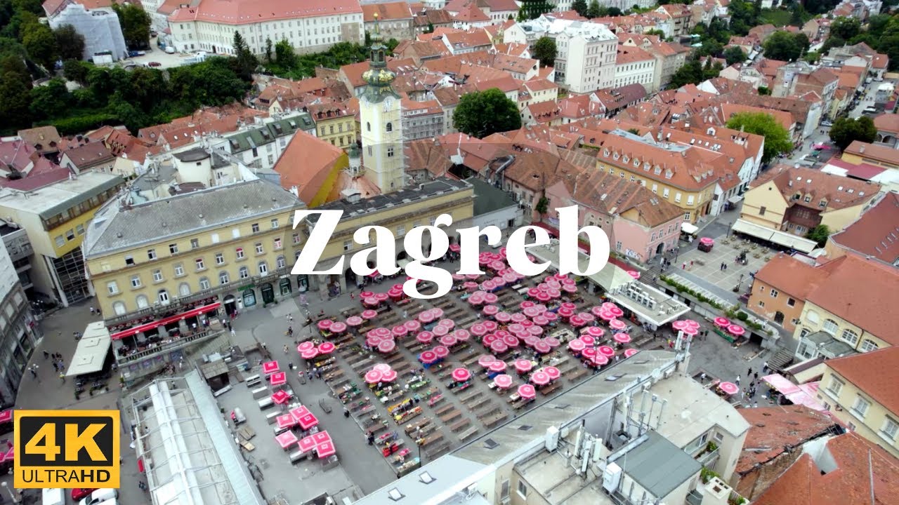 Experience the BEST Aerial Views of Zagreb Croatia in 4K! - YouTube