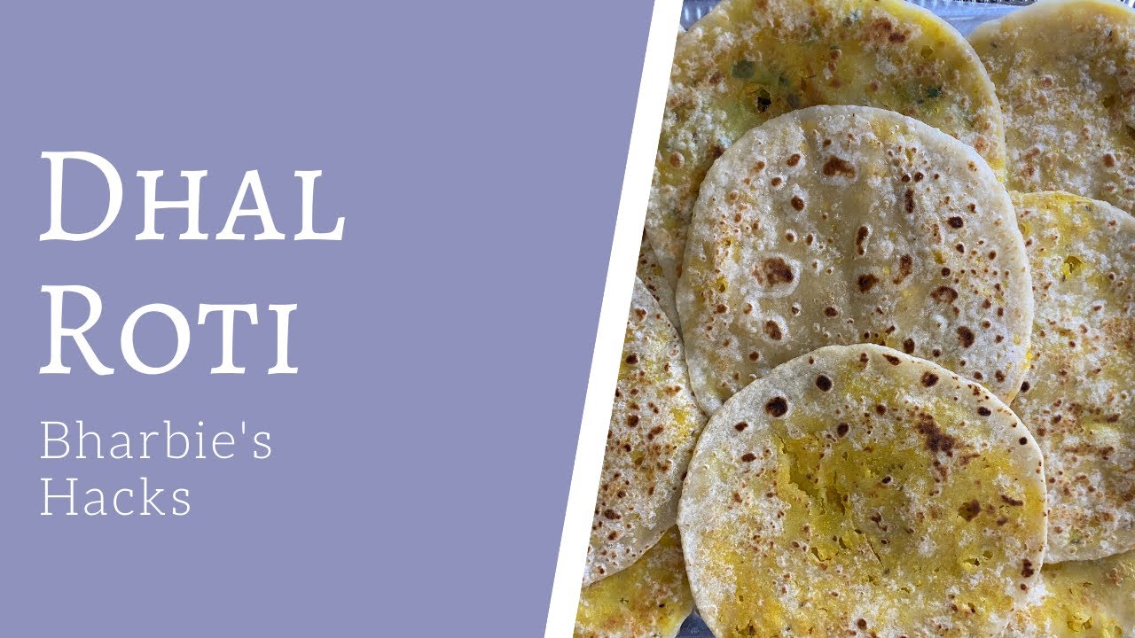 How To Make Dhal Roti - YouTube