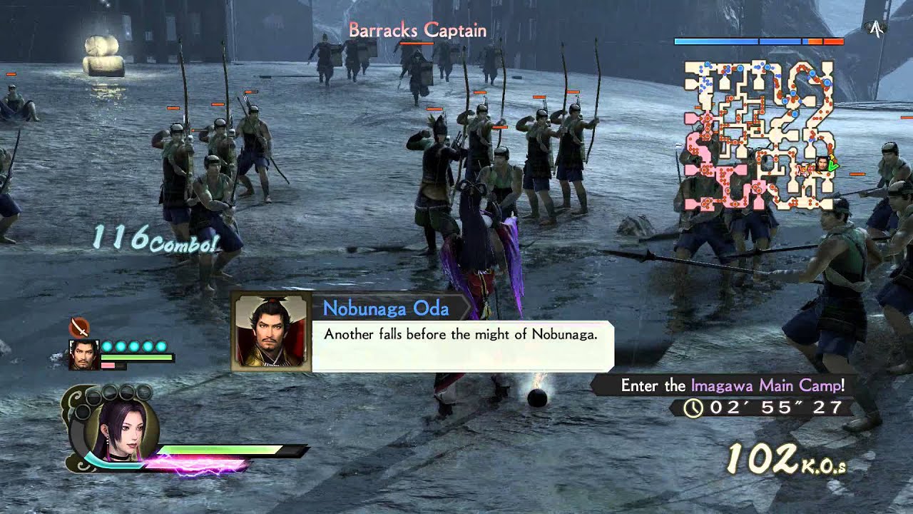 Samurai Warriors 4 - Legend of the Oda Ep 1 - Battle of Okehazama - YouTube