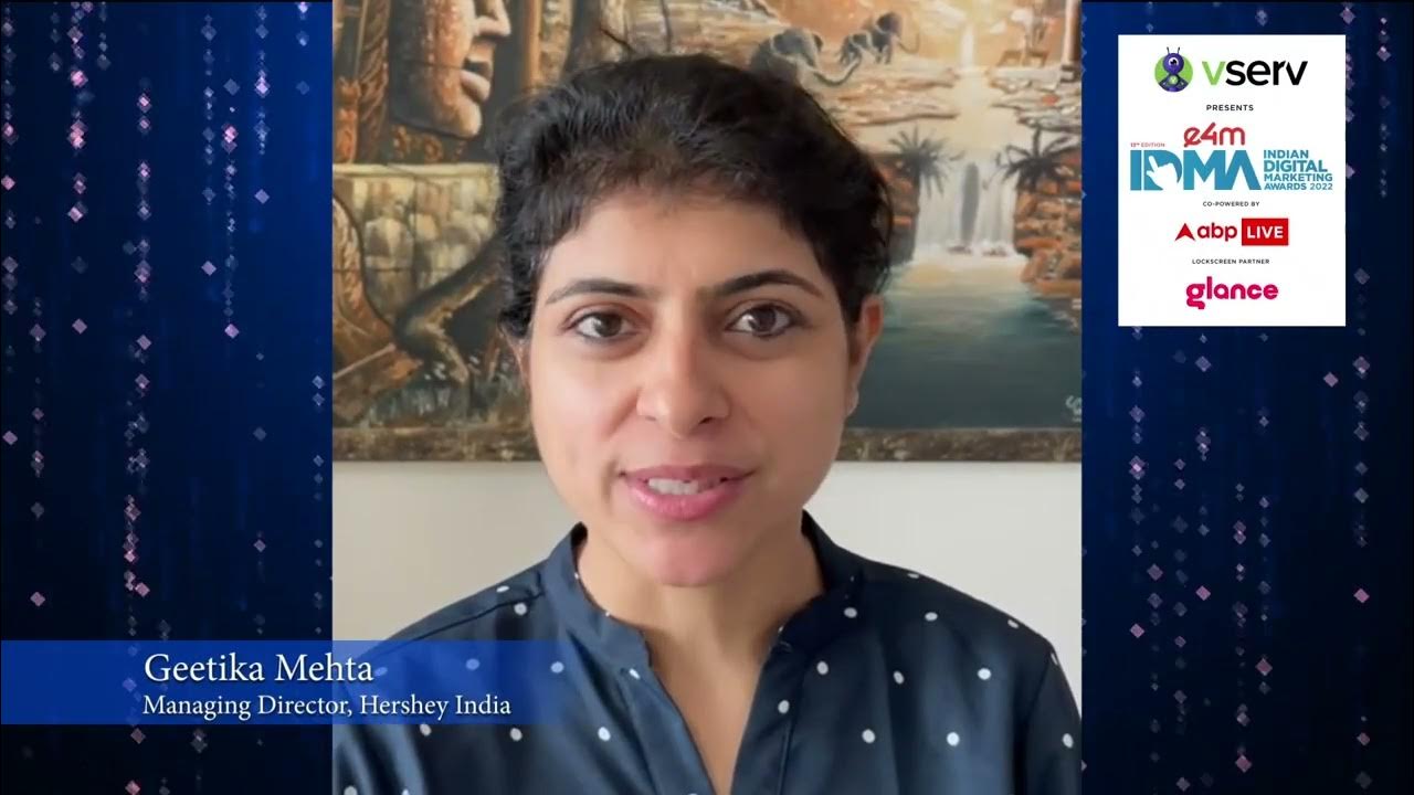 Geetika Mehta- Managing Director, Hershey India - YouTube