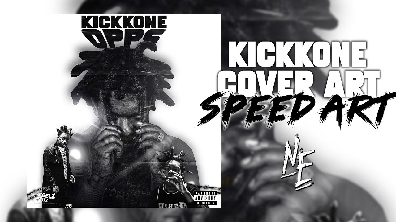 KICKKONE | Cover Art | Photoshop Speed Art - YouTube