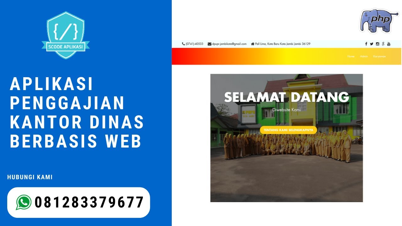 Source Code Aplikasi Penggajian Dinas Pekerjaan Umum Berbasis Web - YouTube