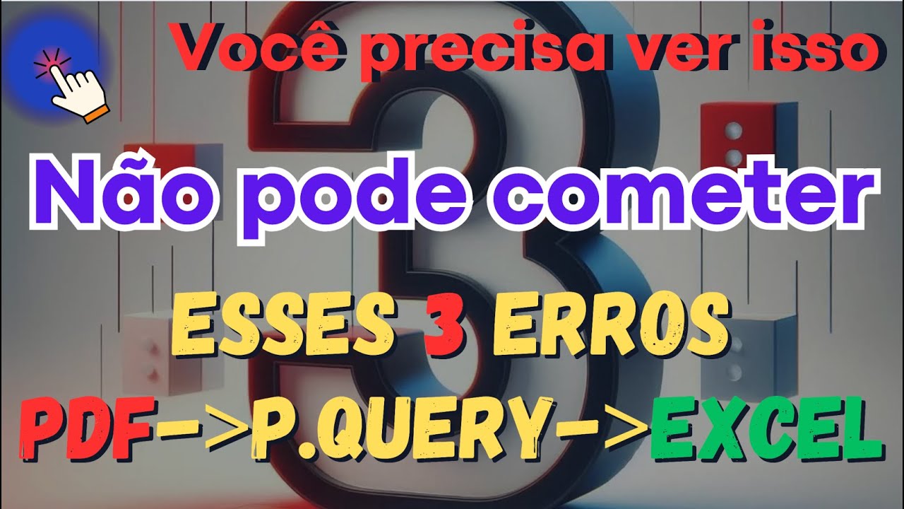 3 Erros Comuns ao Importar PDF para Excel #coasterramp #powerquery #pdf #microsoftexcel #excel ...