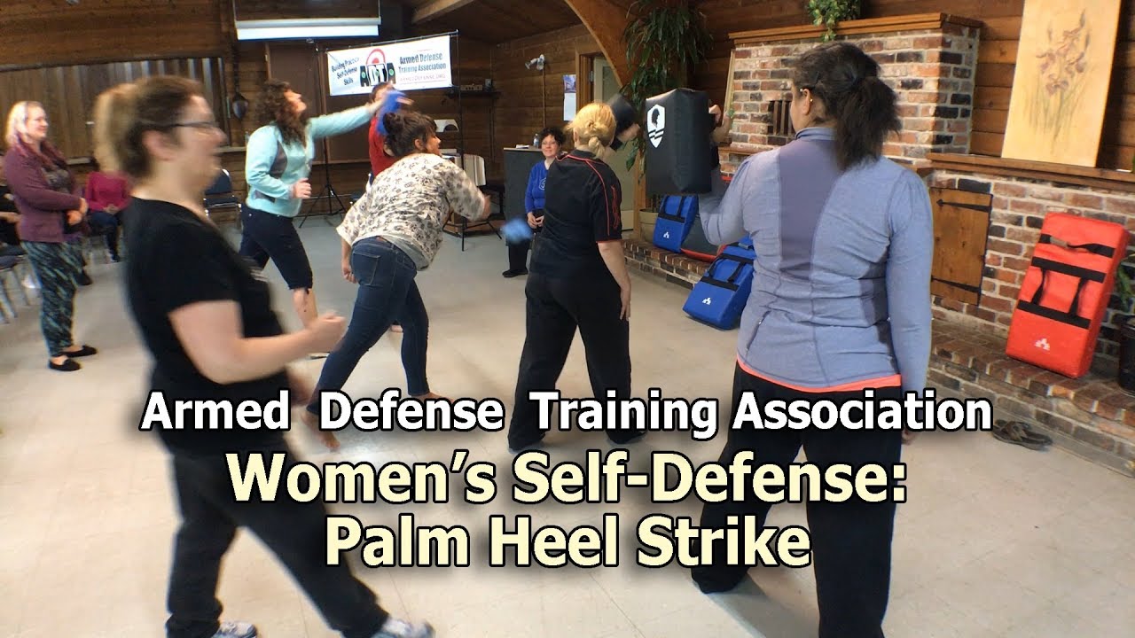 ADTA--Women’s Self Defense--Palm Heel Strike - YouTube