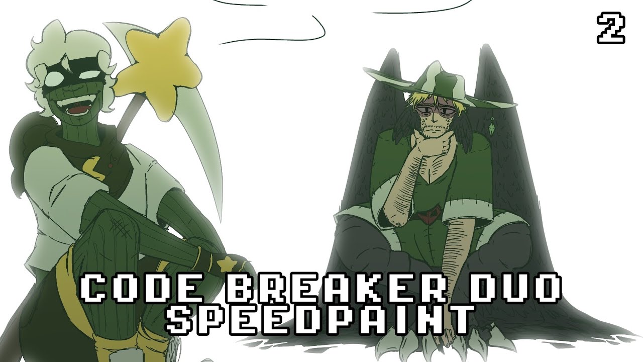 CODE BREAKER DUO - QSMP Speedpaint - YouTube
