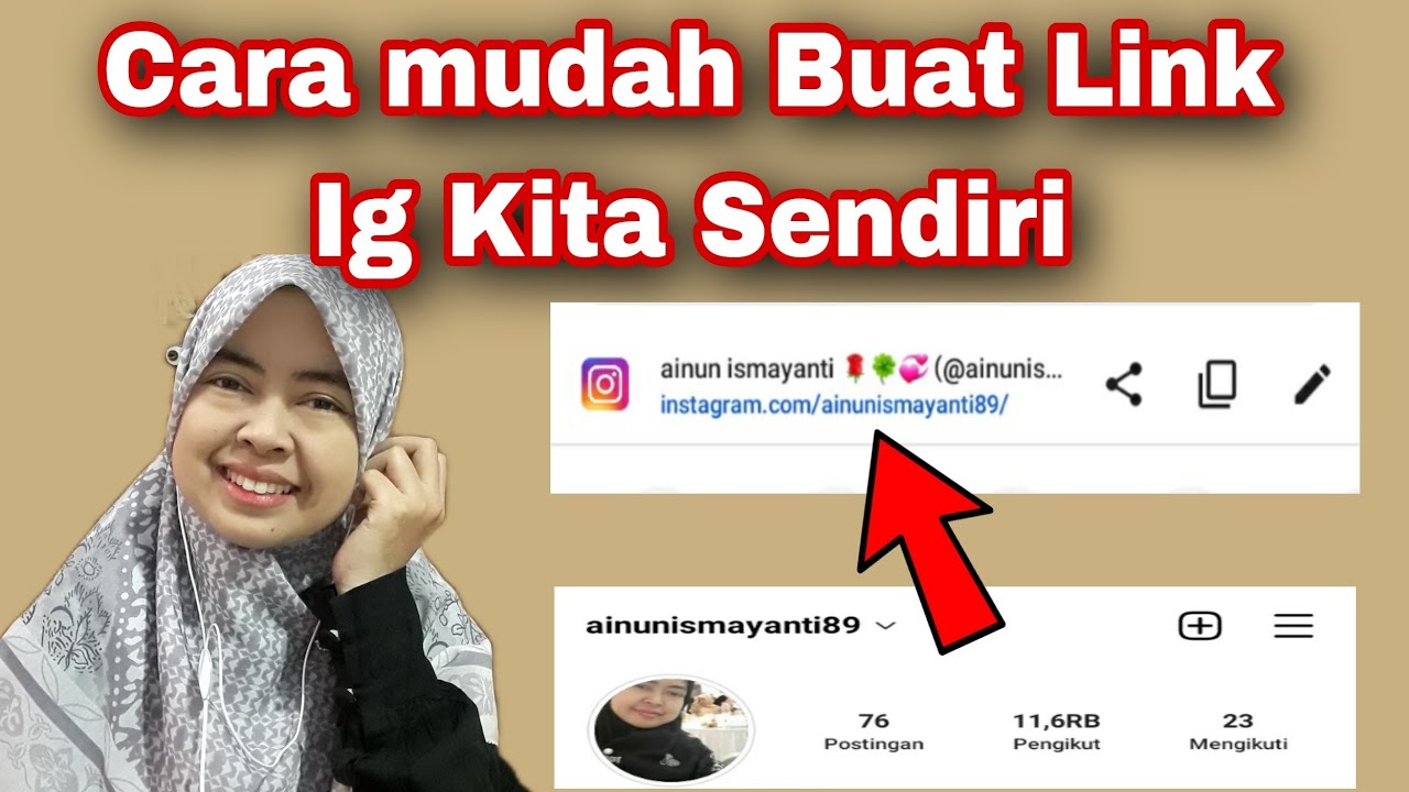 Cara singkat &mudah bikin LINK INSTAGRAM kita sendiri terbaru 2023 ...