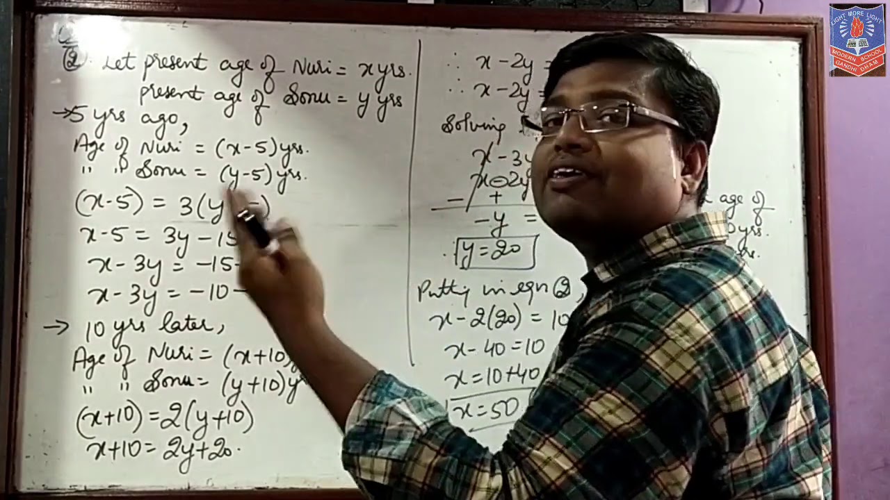 std 10th Maths chp 3 Part 4 by Mr Kumar Swamy - YouTube