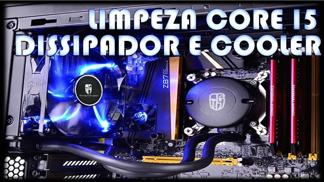 Como limpar Processador i3 i5 i7 - forma certa - Limpeza Preventiva ...