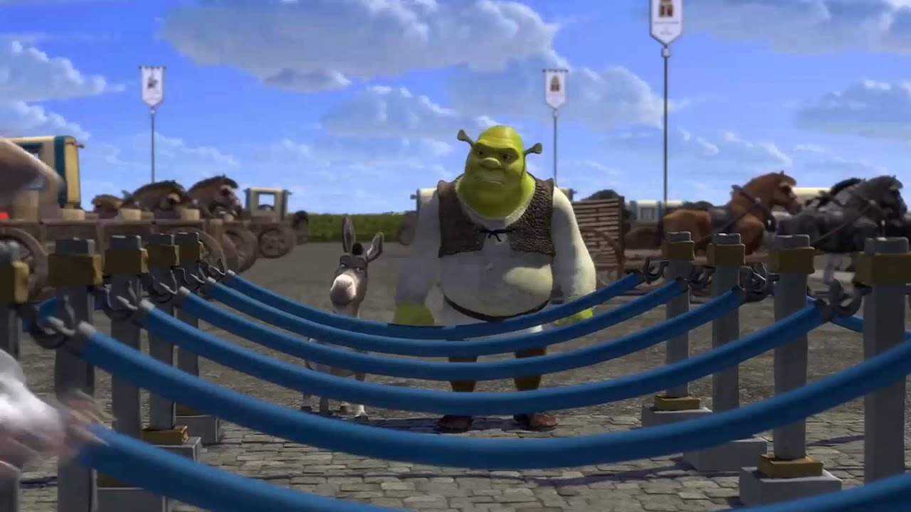 Shrek telling guard he isn't going to eat him - YouTube