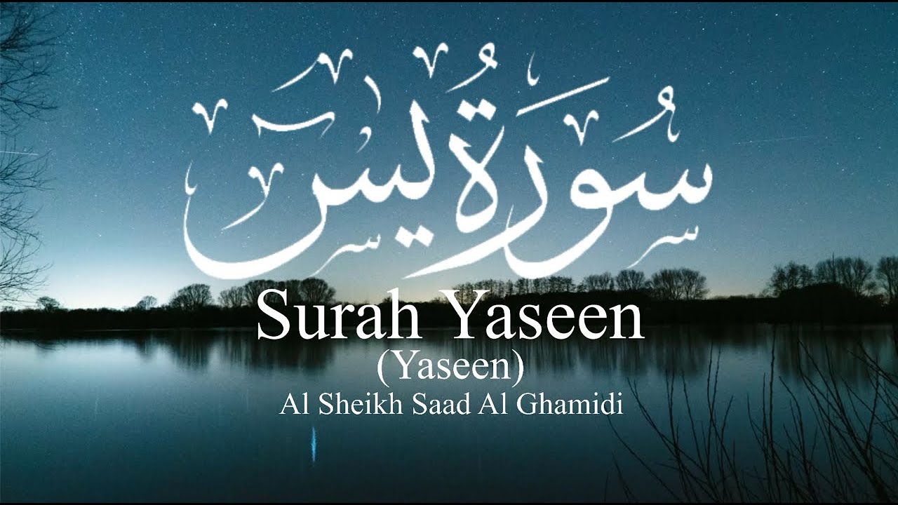 Surah Yaseen (Yaseen) - Saad Al Ghamidi Beautiful Recitation with ...