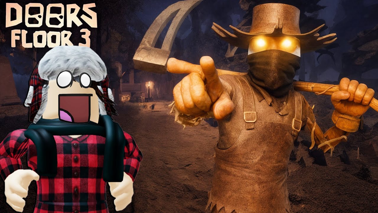 TENTEI JOGAR O PISO 3 DO ROBLOX DOORS E ME DEI MAL - YouTube