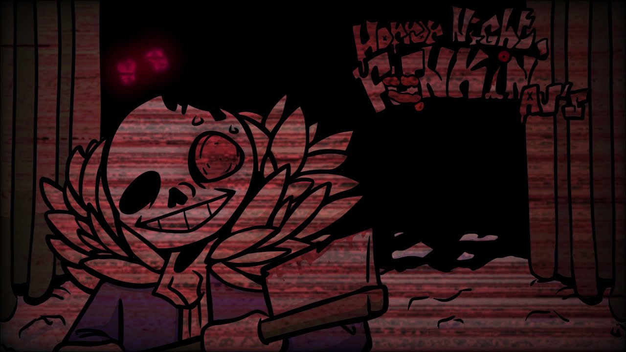 Friday Night Funkin' VS. Horror Sans | Horror Night Funkin' (FNF MOD ...