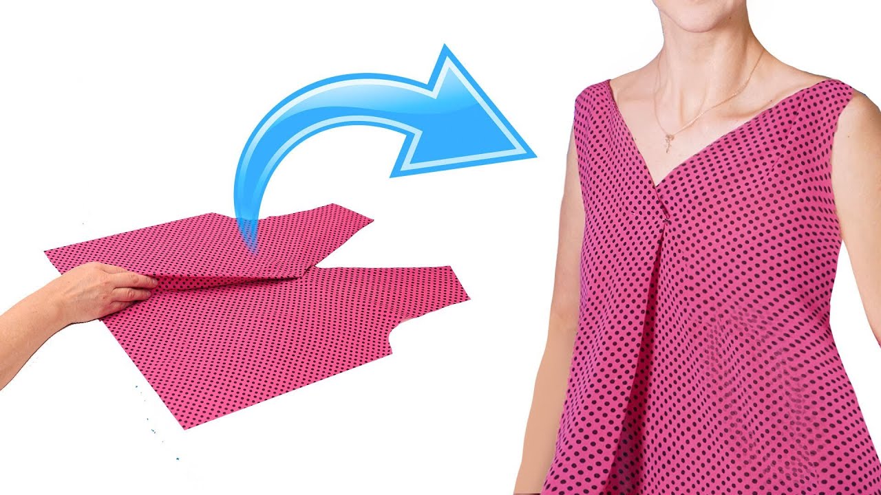 It can’t be easier to sew such a neckline - sewing tip! - YouTube