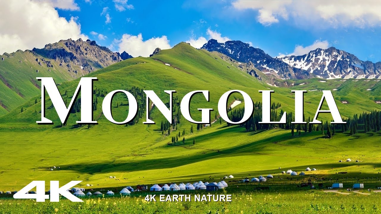 Mongolia 4K UHD - Beautiful Nature Scenery With Relaxing Music - YouTube