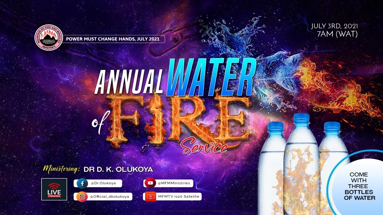 AT THY WORD, O LORD (ANNUAL WATER OF FIRE SERVICE) - MFM PMCH 03-07-21 ...
