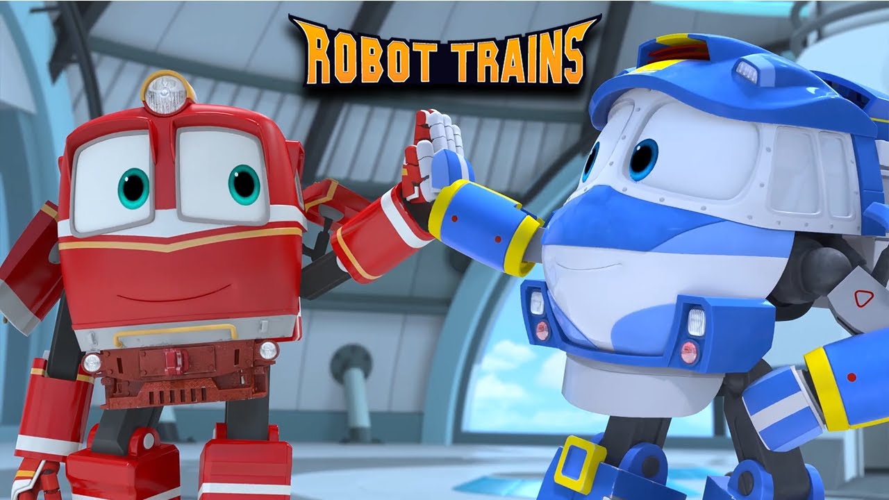 Genie’s Day Off 🧞‍♂️ | Robot Trains 🚂 (11-Minute Cartoon for Kids ...