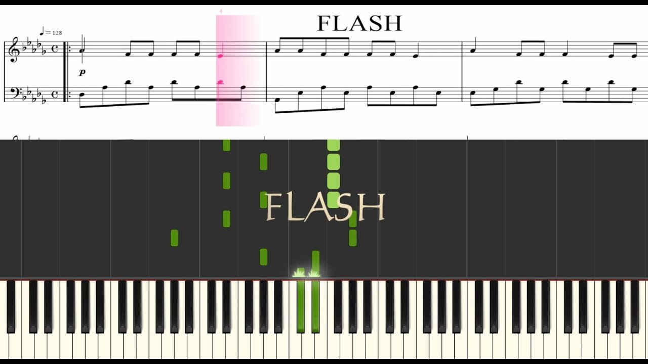 【Piano】FLASH（Perfume） - YouTube