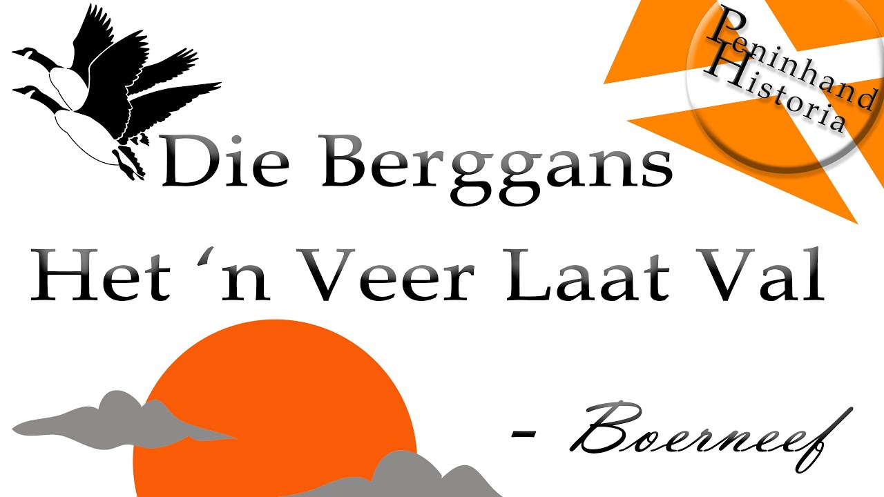 BOERNEEF - Die Berggans Het 'n Veer Laat Val (Jaundré) - YouTube