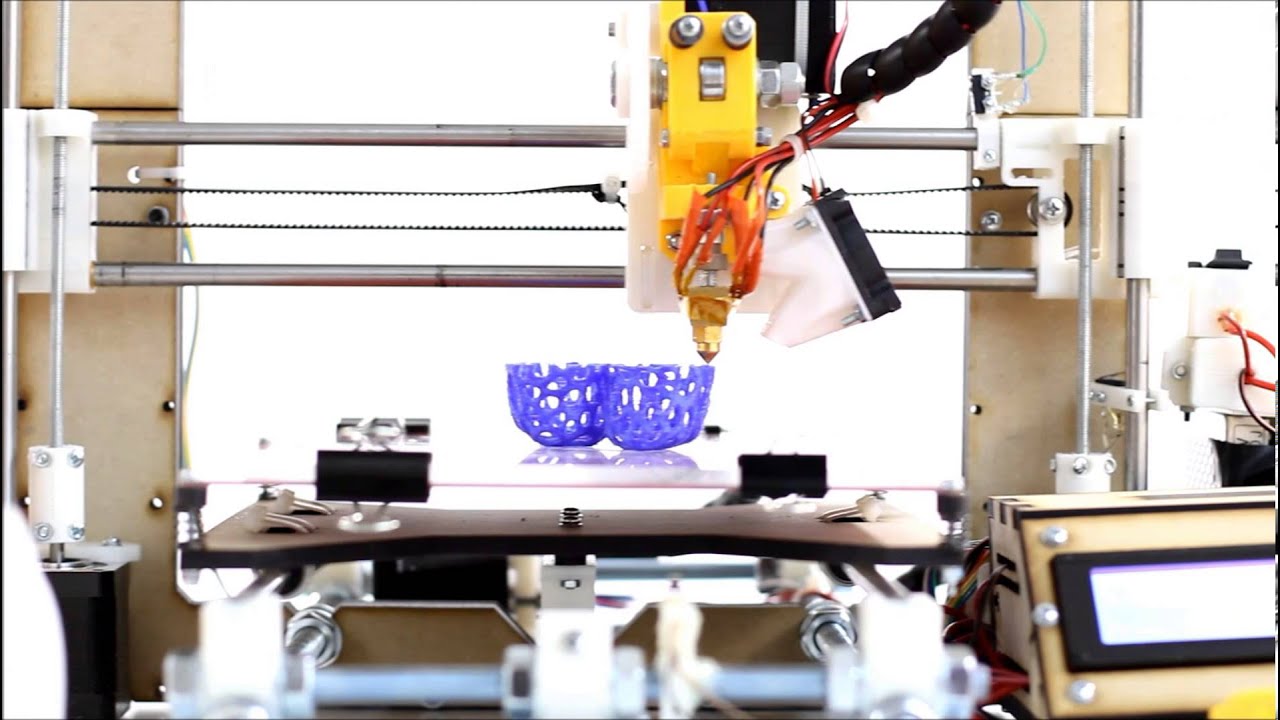 RepRap Open Source 3D Printer - Mixshop - YouTube