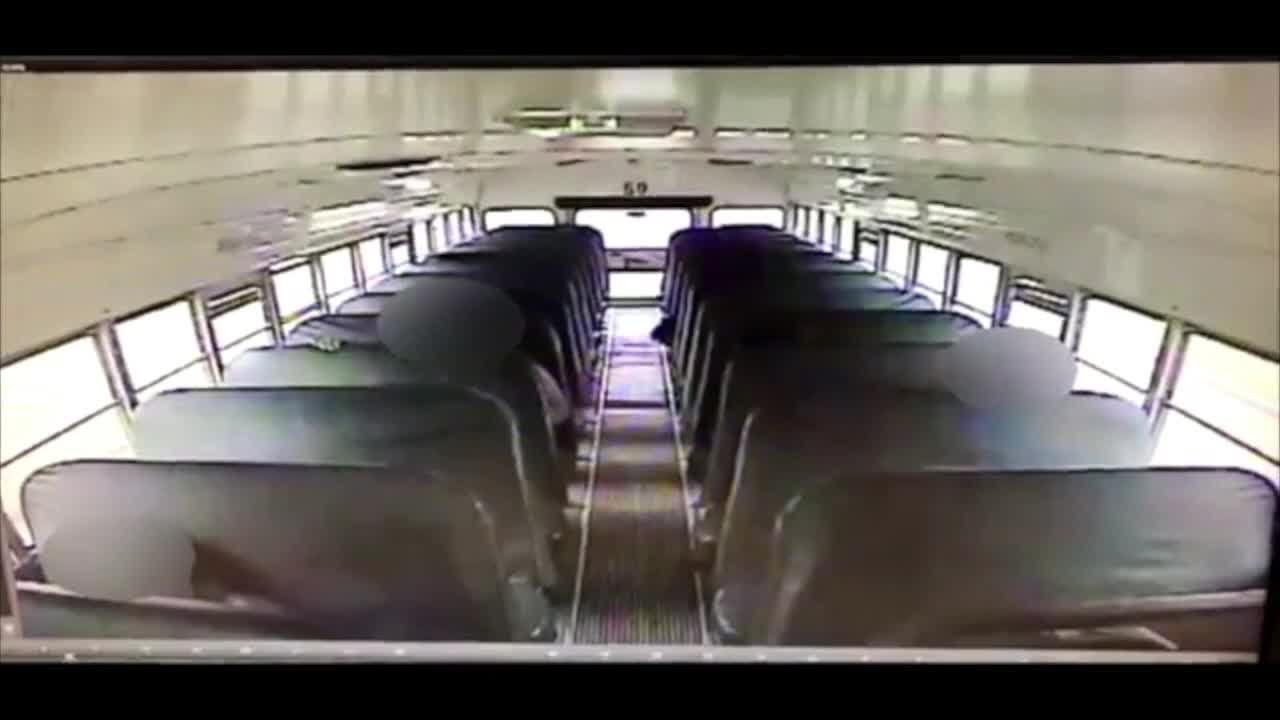 WATCH: Onboard video of Dayton School bus overturns in crash - YouTube