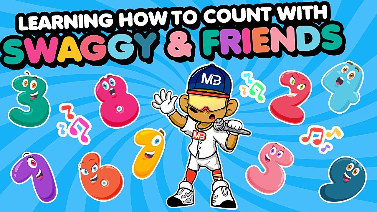 Learning How to Count with Swaggy & Friends – Fun Educational Music ...
