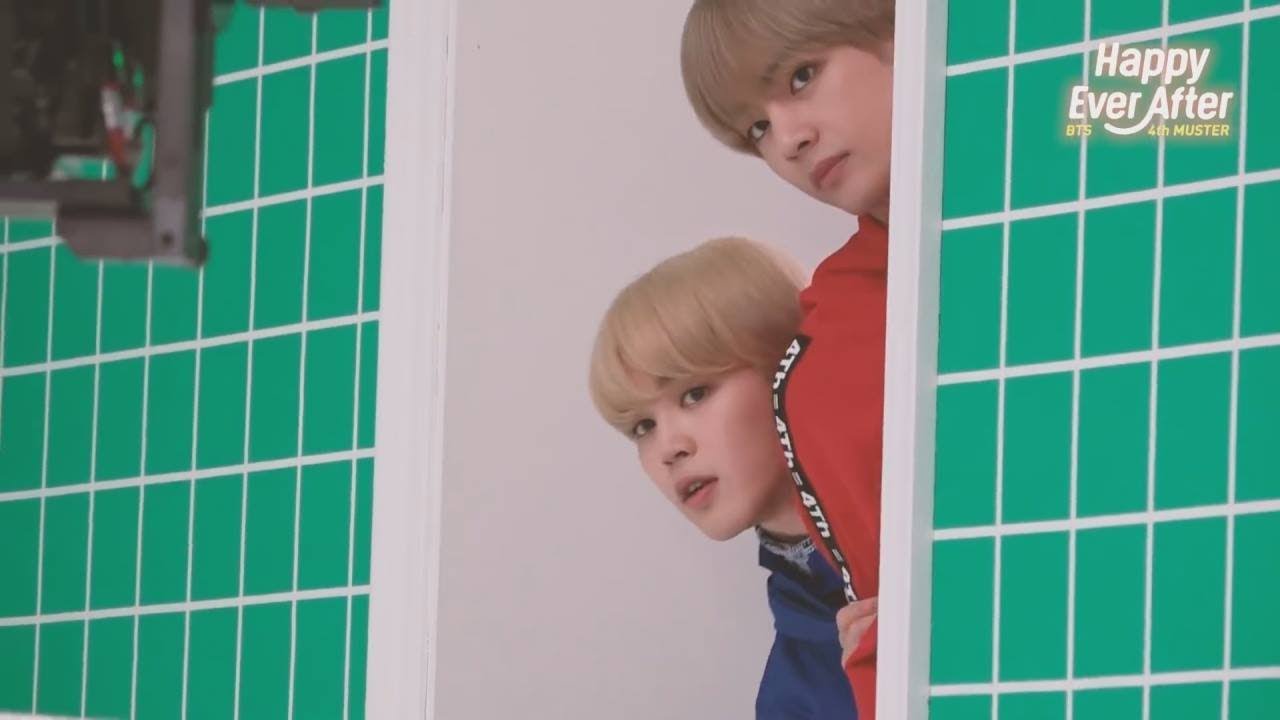 Jimin and V (지민 & 김태형 BTS) tease each other - YouTube