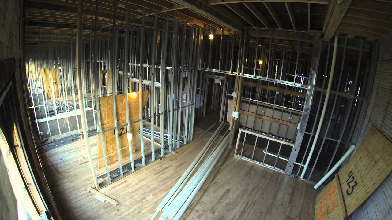 Chambers Lofts Construction Time Lapse - YouTube