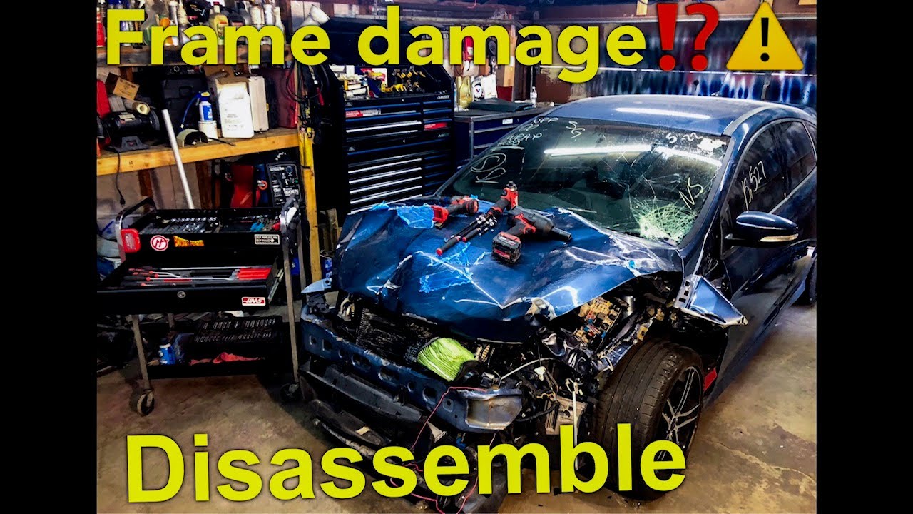 Rebuilding a Wrecked Ford Focus ST Part 2 - YouTube