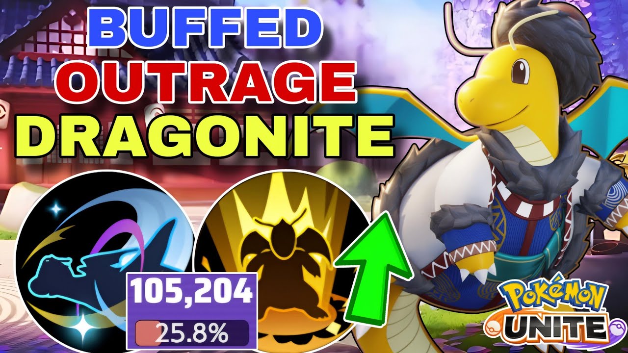 OUTRAGE DRAGONITE Got Buffed — Is It Good Now? | Pokemon Unite - YouTube