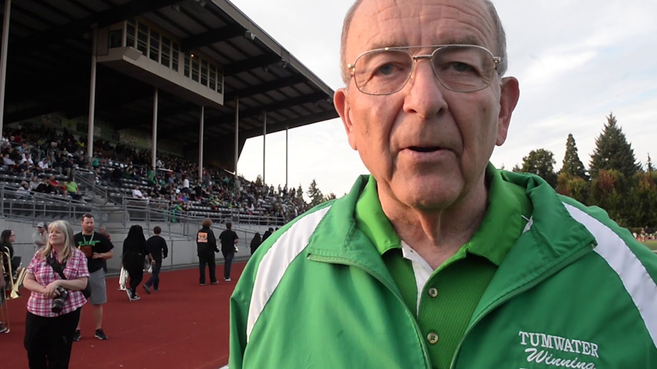 Tumwater HS renames field after beloved, longtime coach Sid Otton - YouTube