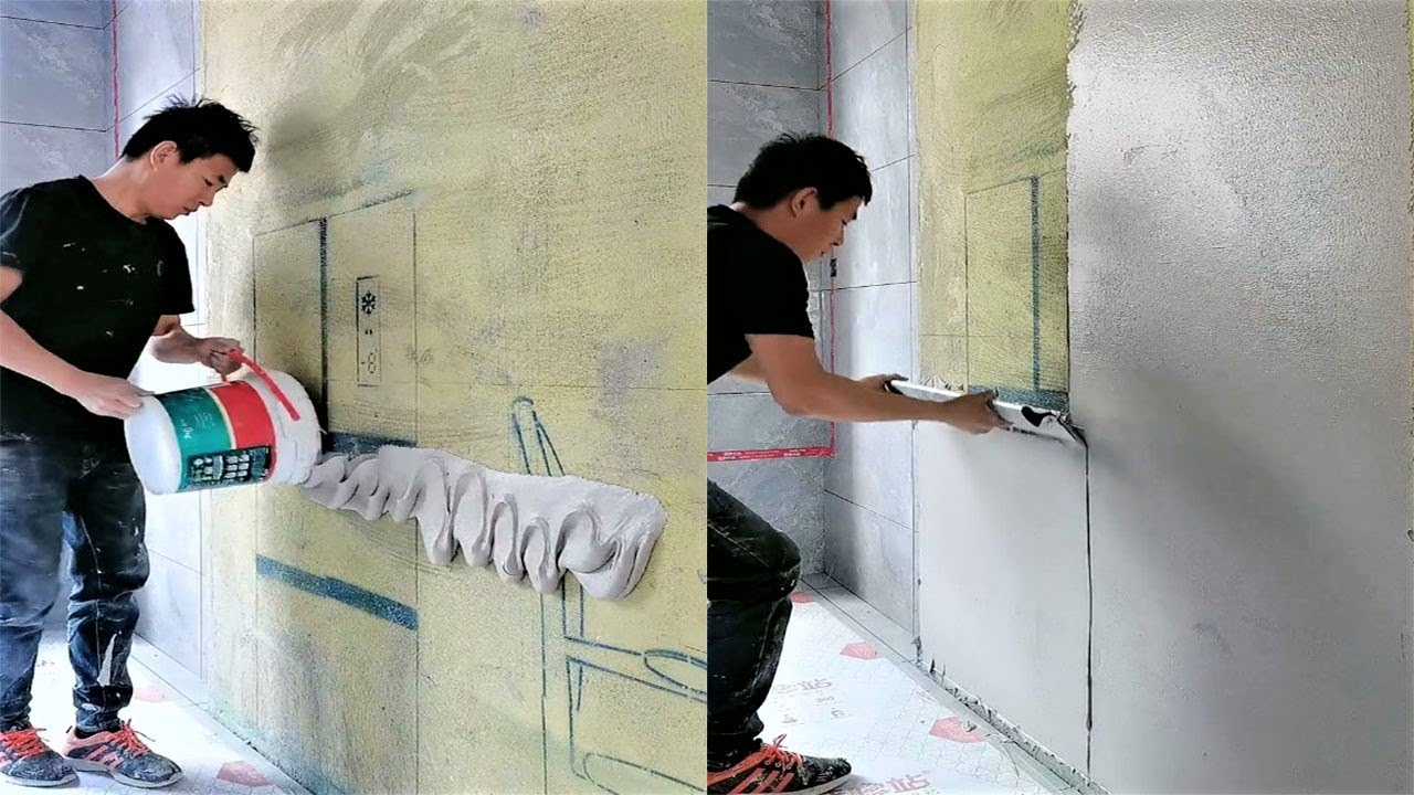 Young Man with great tiling skills -Great tiling skills -Great ...