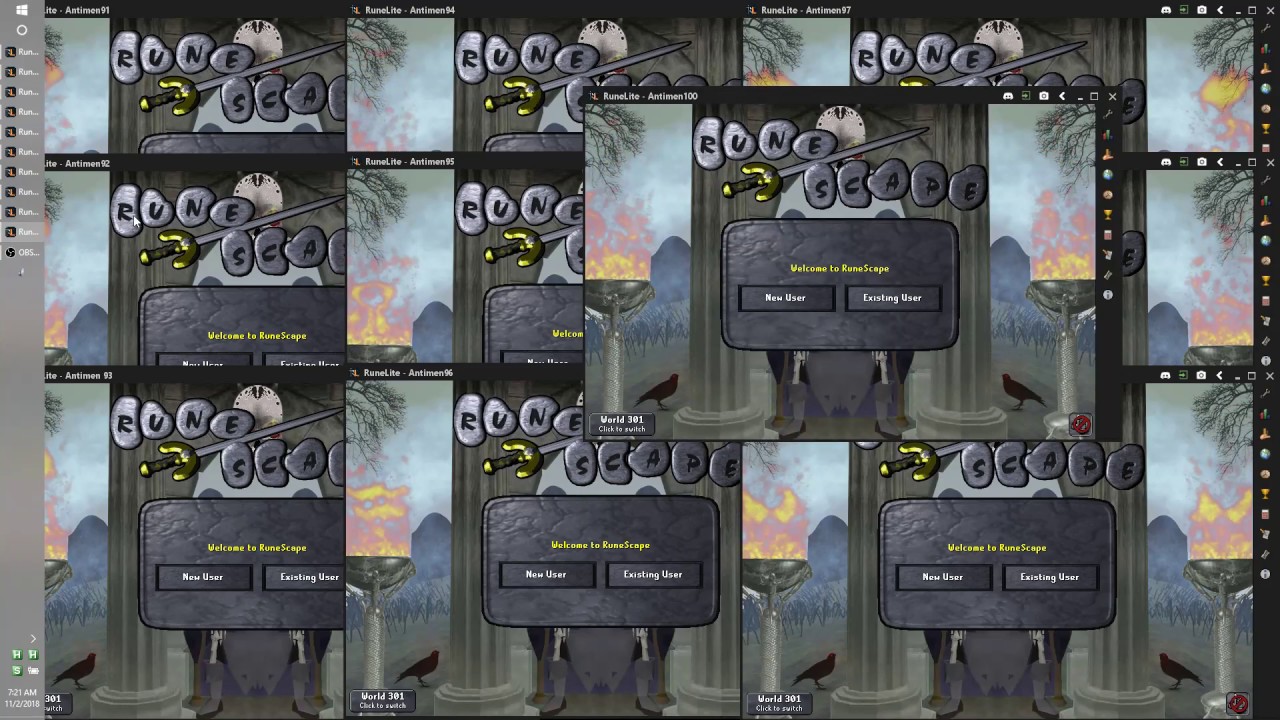 Old SchoolRuneScape - Antimen Multi-Account Method and OSRS Rule ...