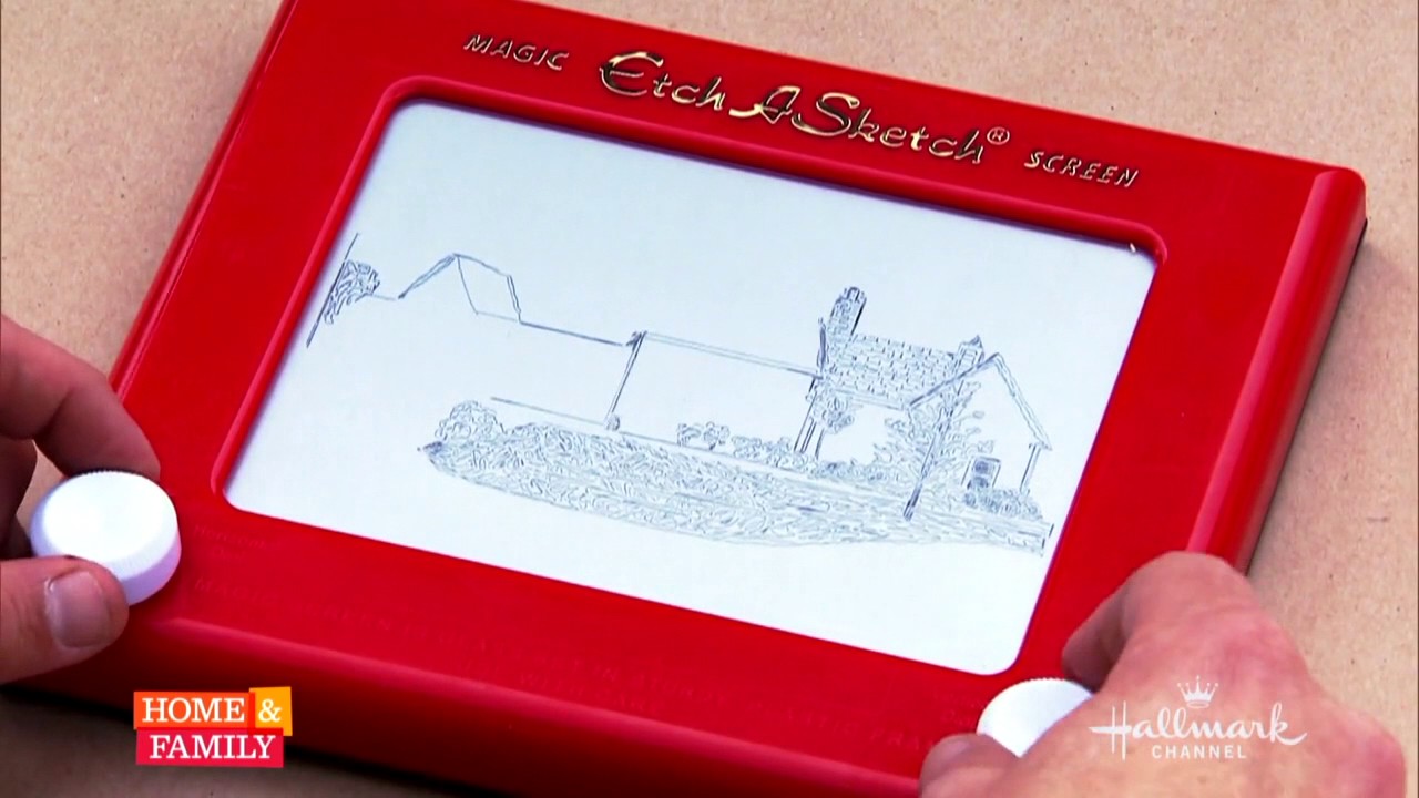 Home and Family HOUSE ETCH A SKETCHED BY ETCH MAN - YouTube