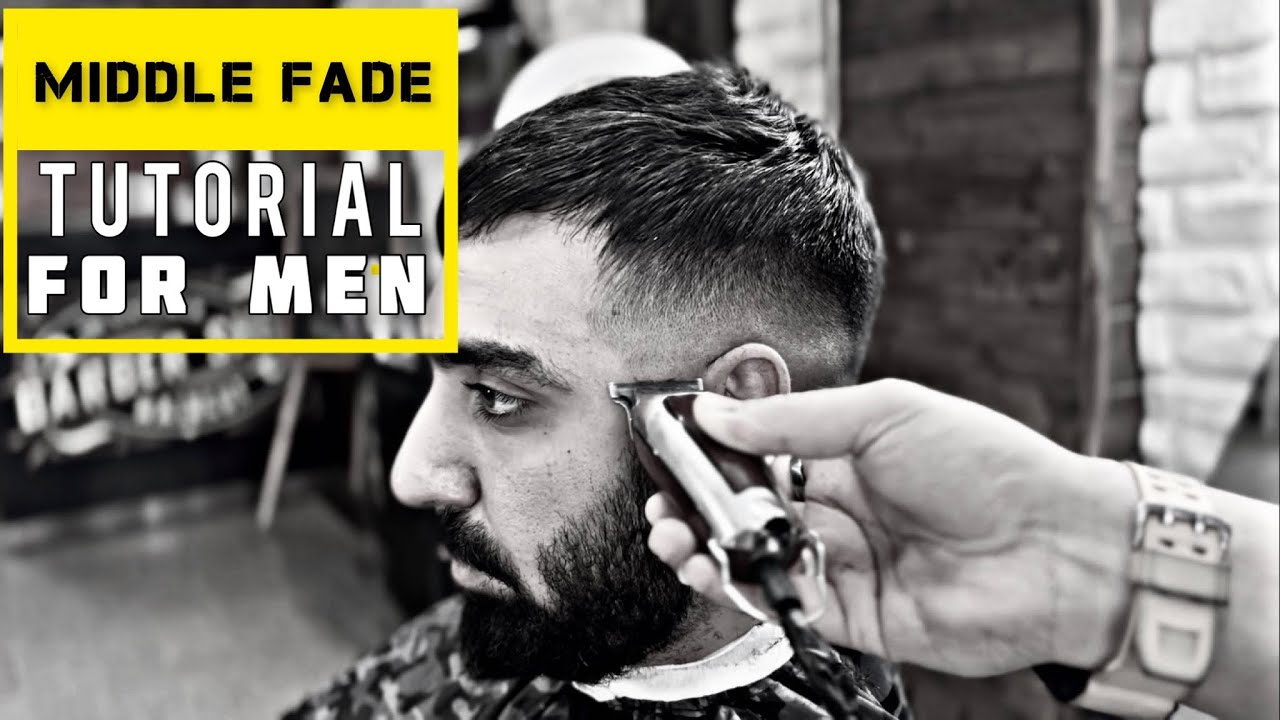middle classic fade tutorial - YouTube