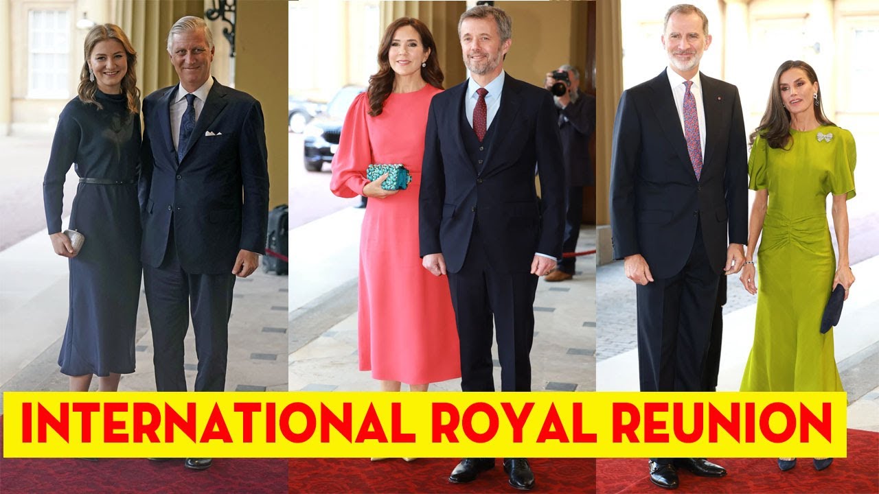 The royal family welcomes international royalty at a glittering ...