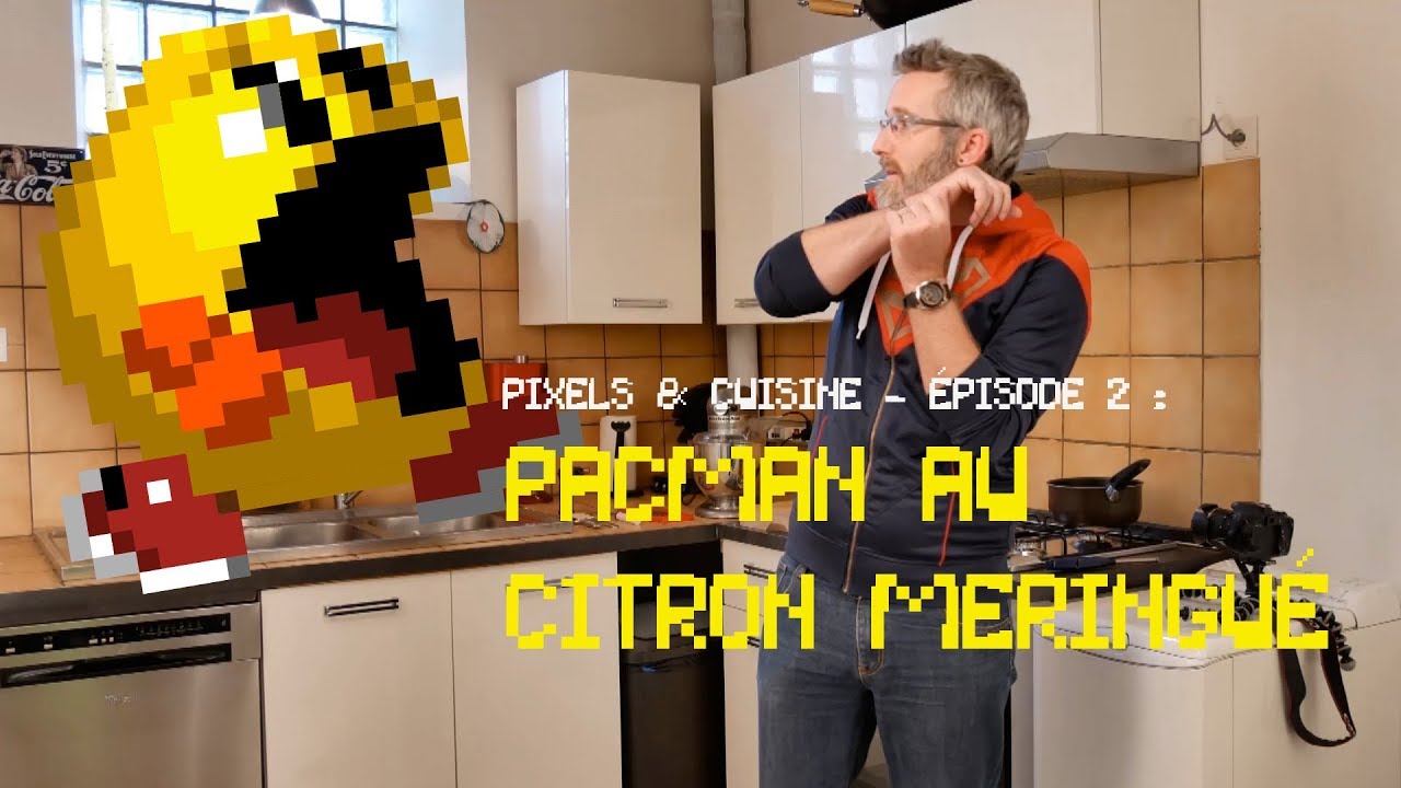 Pixels & Cuisine : Pacman au citron meringué - YouTube