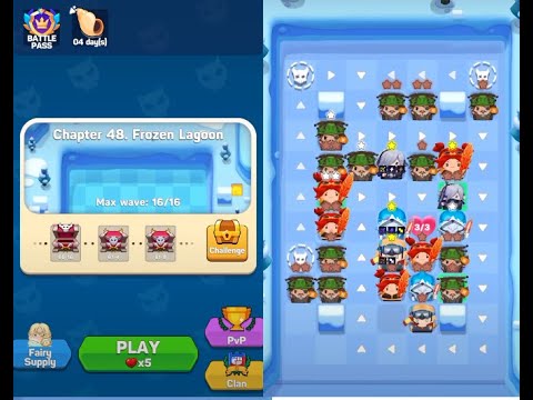 Cube Defender Casual TD - New Map - Chapter 48 - Frozen Lagoon - YouTube