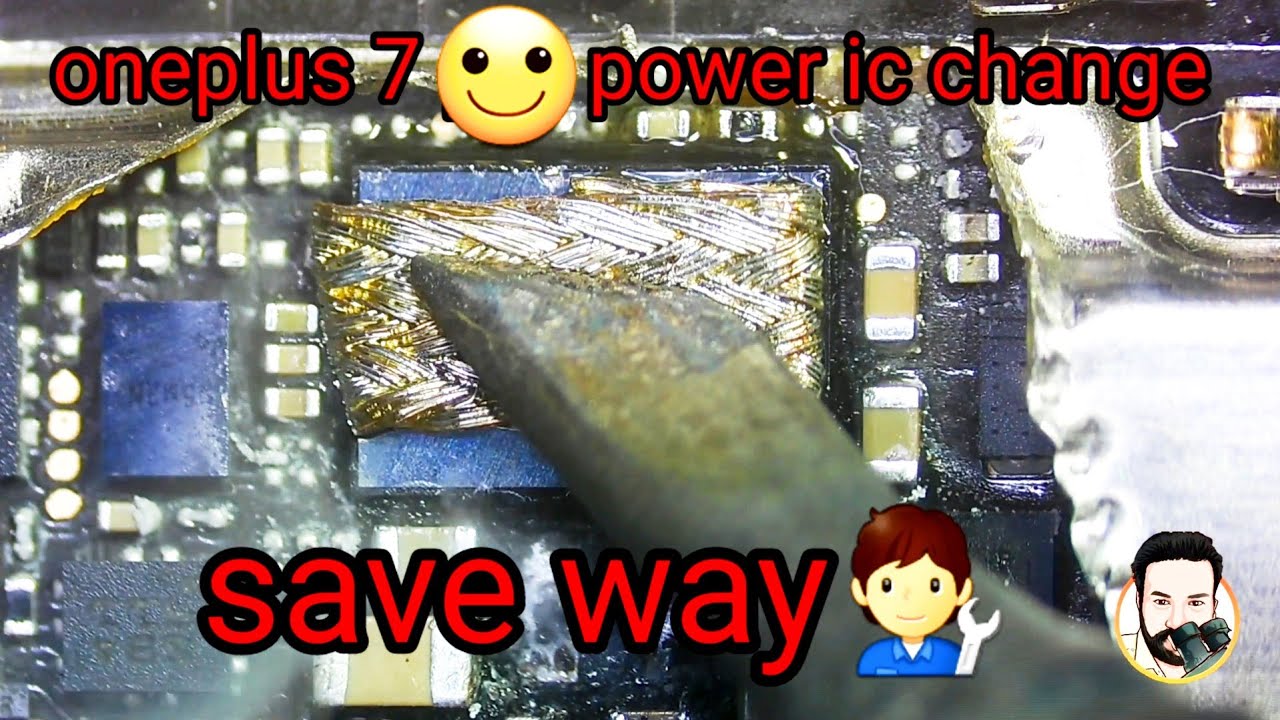 Oneplus dead recovery power IC change save - YouTube