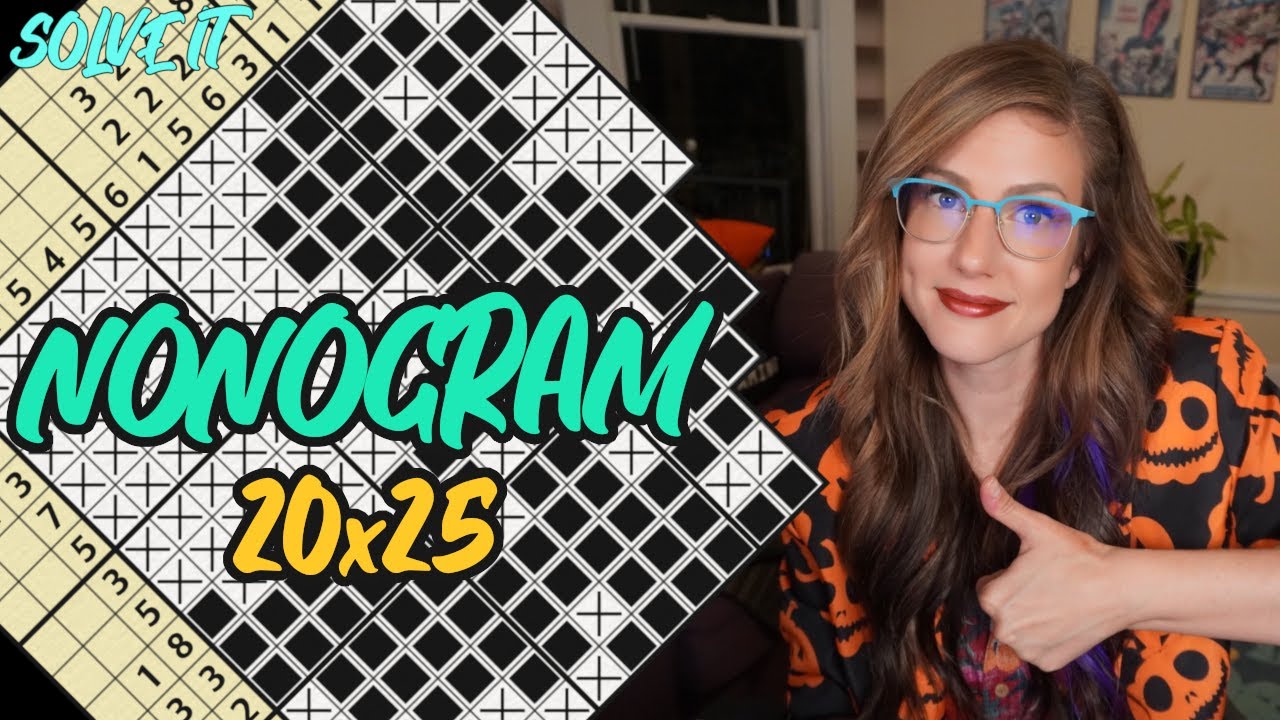 Speed Nonograms - how fast can I solve this 20x25? - YouTube