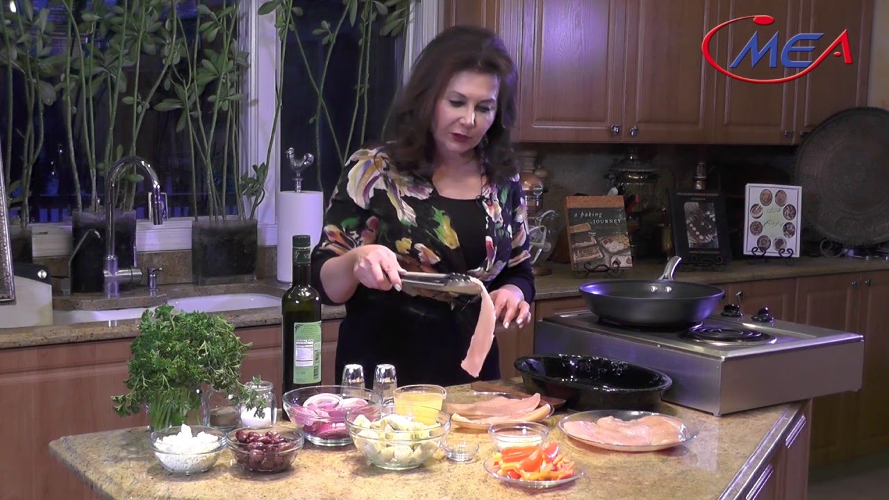 chicken with artichokes دجاج مع ارض شوكة samira's kitchen episode # 180 part 2 - YouTube