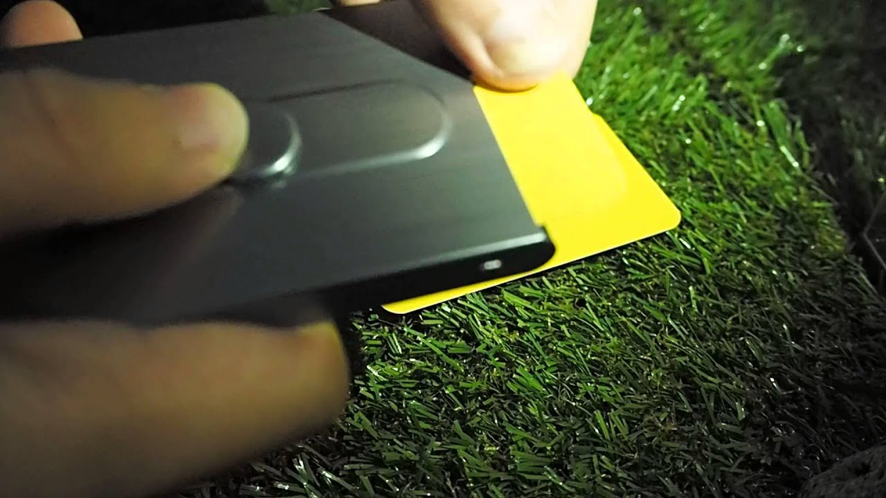 Sliding Style Business Card Holder - YouTube