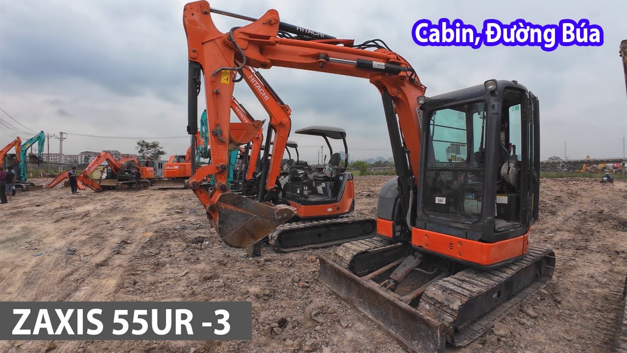 Đầu Năm Nên Mua Máy Gì- Review Siêu Phẩm HITACHI ZAXIS 55ur-3 Cabin ...
