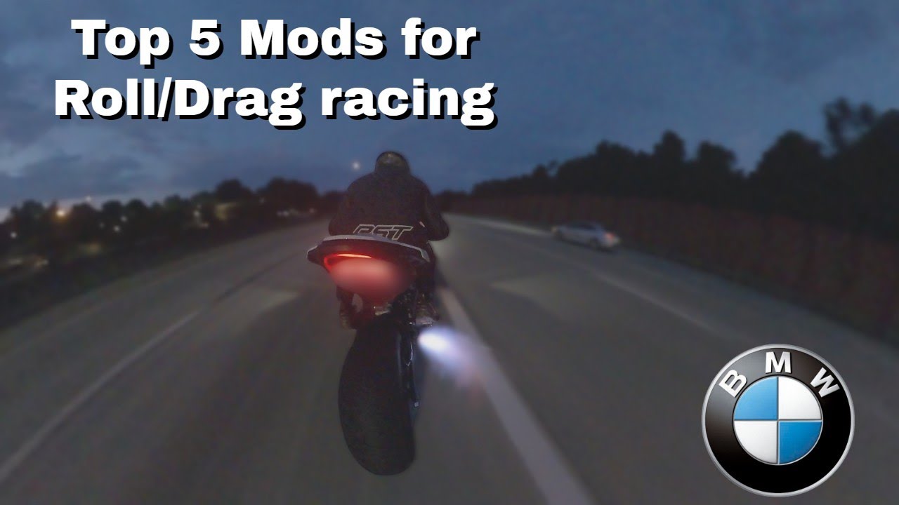 Top 5 Mods for the BMW S1000RR (Drag/Highway racing) - YouTube