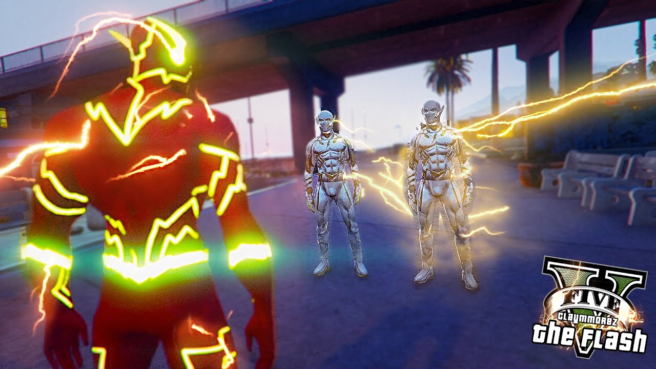 Godspeed VS The Flash ! Battle On Water (GTA 5 Ultimate Flash Mod ...