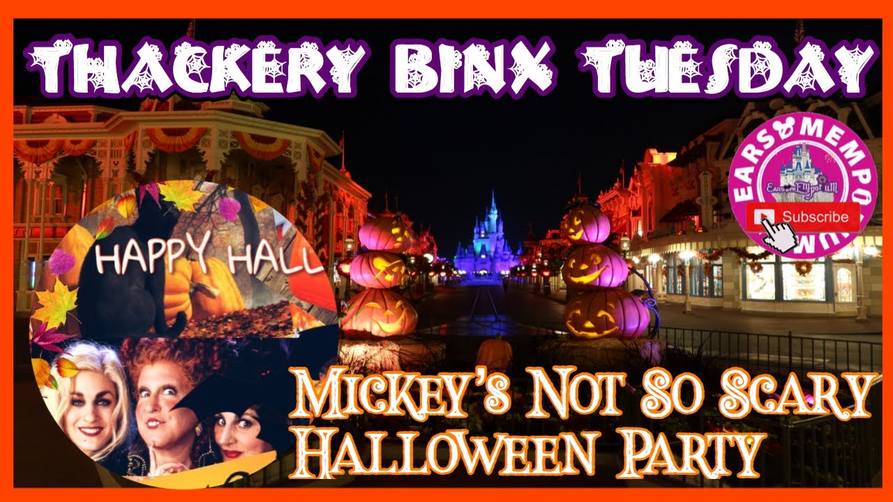 🔴Live:Thackery Binx Tuesday at Mickey’s Not So Scary Halloween Party ...